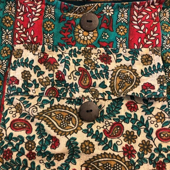 Gypsy Rose | Bags | Bucket Sling Purse Bag Gypsy Rose Paisley Made From ...